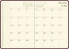 SB-601 手帳〔フリー〕 | 株式会社創日社